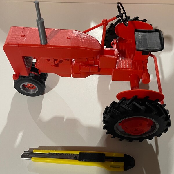 Farmall Toy Tractor - Etsy