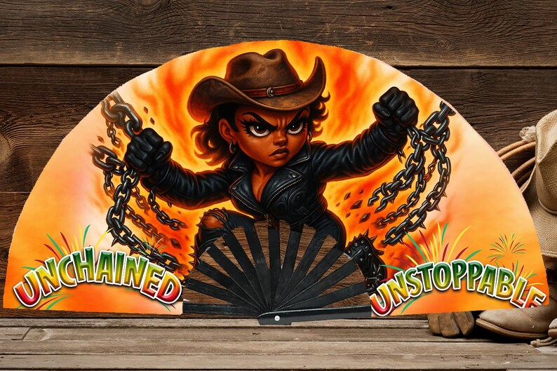 Juneteenth Clack Fans – Bold Pre-made Designs, Custom Folding Hand Fan ...