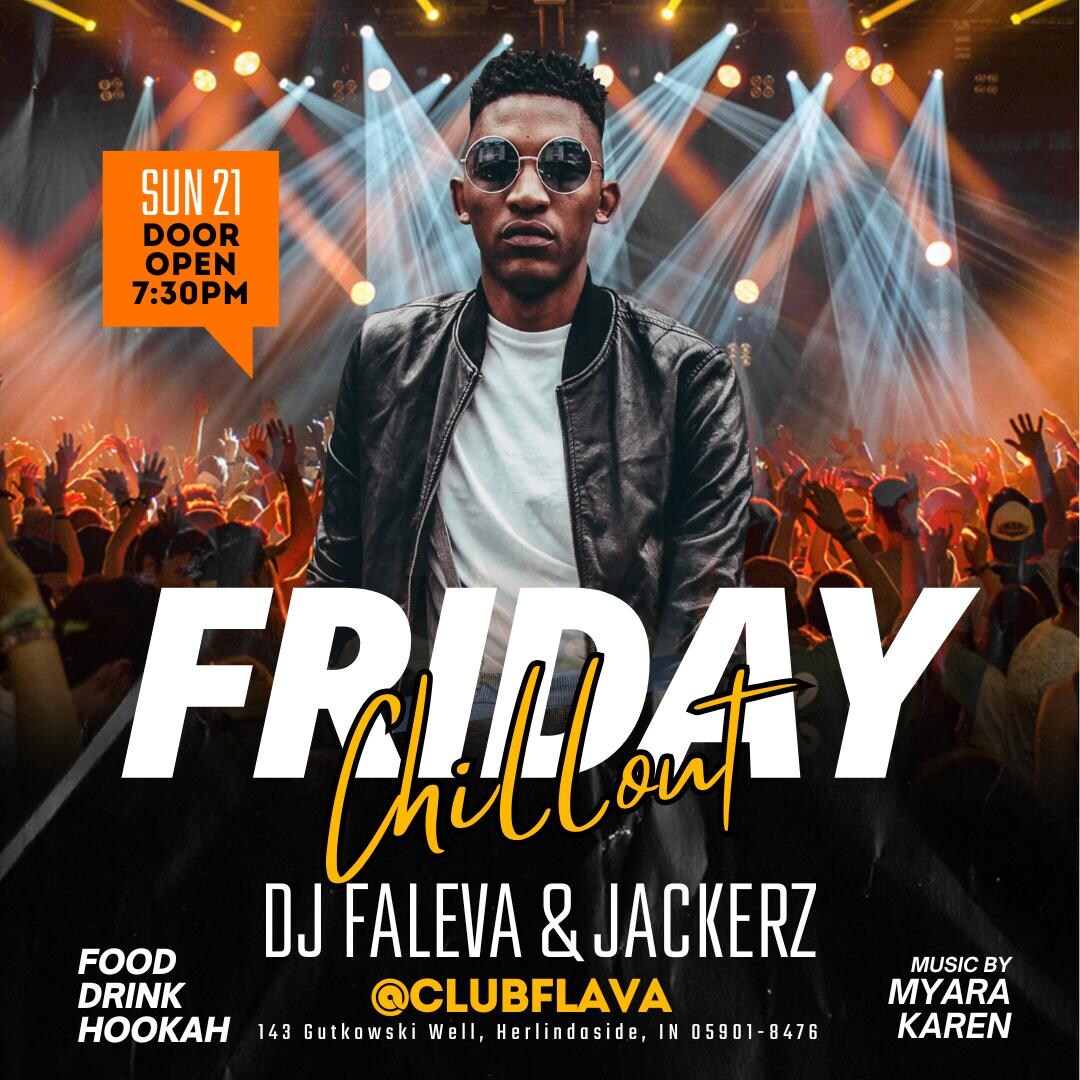 DJ Party Flyer Template - Club Event Poster - Nightclub Music Event ...