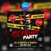 Editable Stop Light Party Flyer: DIY Nightclub Event Invite (digital ...