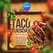 Editable Taco Flyer Template for Canva, Taco Flyer, Restaurant Flyer ...
