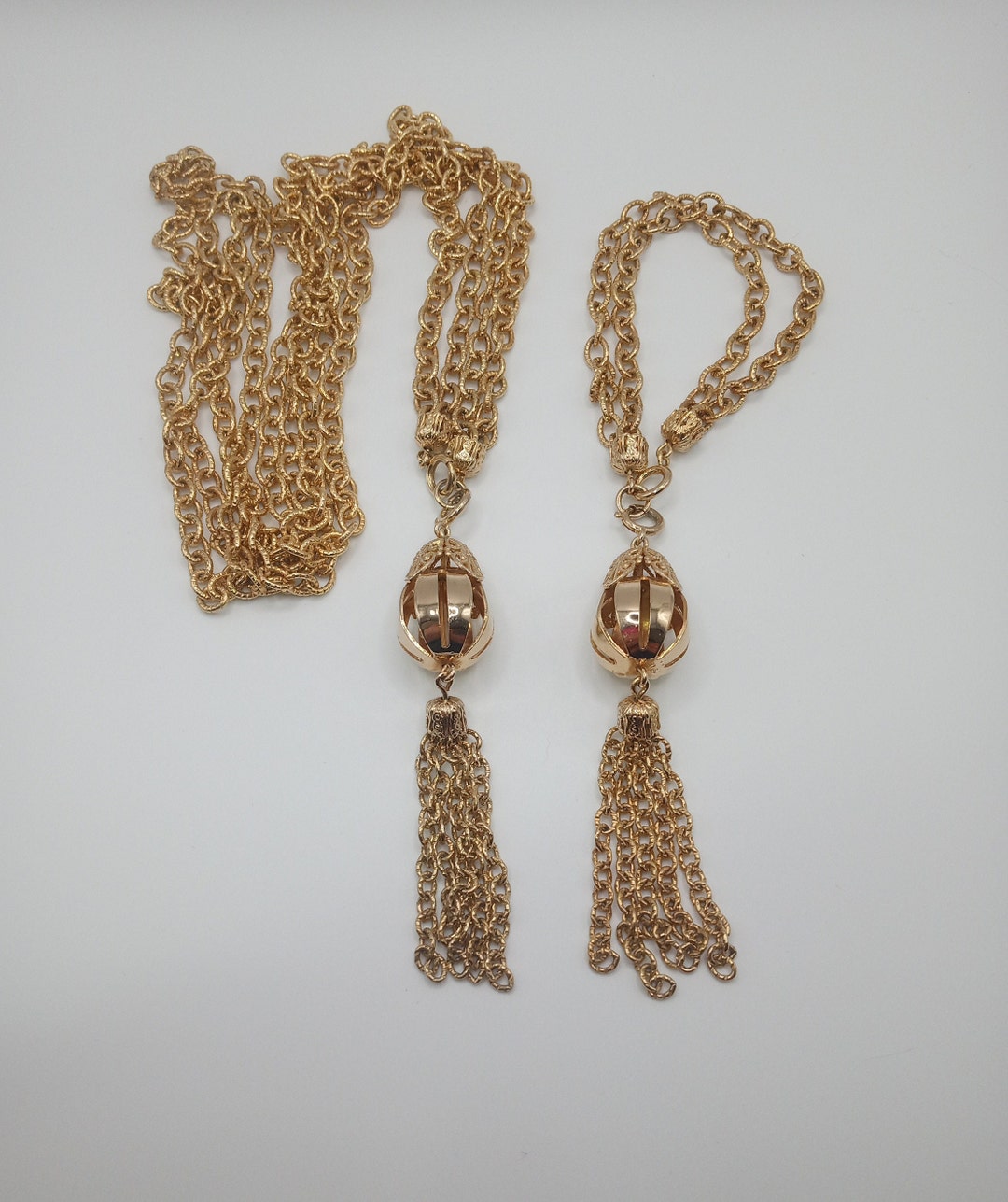 Avon Convertible Creations Gold Tone Necklace Bracelet Belt With Open ...