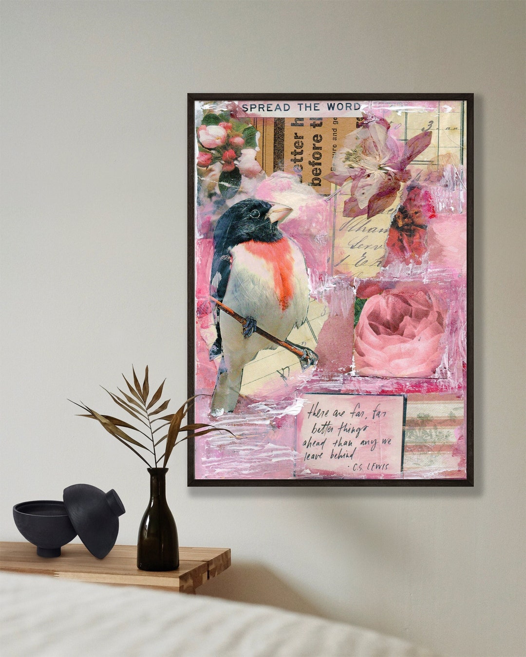 Inspirational Wall Art Using Recycle Vintage Books & Magazines ...