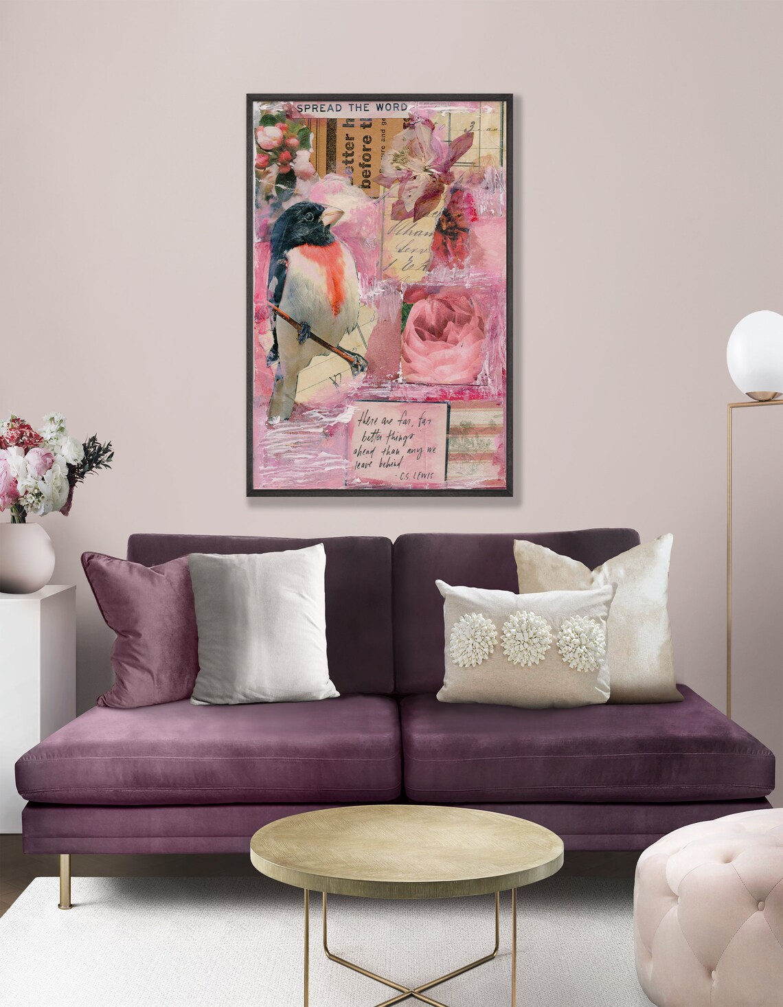 Inspirational Wall Art Using Recycle Vintage Books & Magazines ...