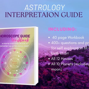 Astrology Interpretation Guide & Workbook Bundle | Horoscope Ebook ...