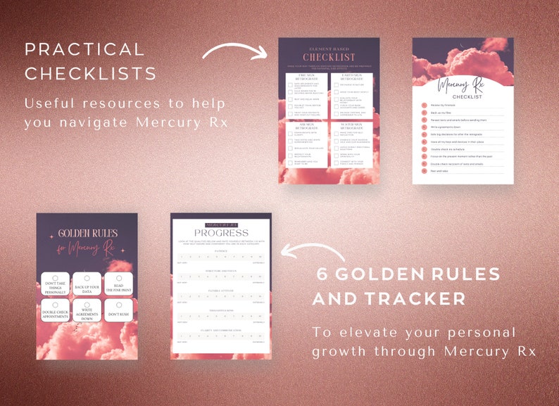 Mercury Retrograde Checklist * Mercury RX Planner * Astrology Life ...