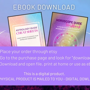 Astrology Interpretation Guide & Workbook Bundle | Horoscope Ebook ...
