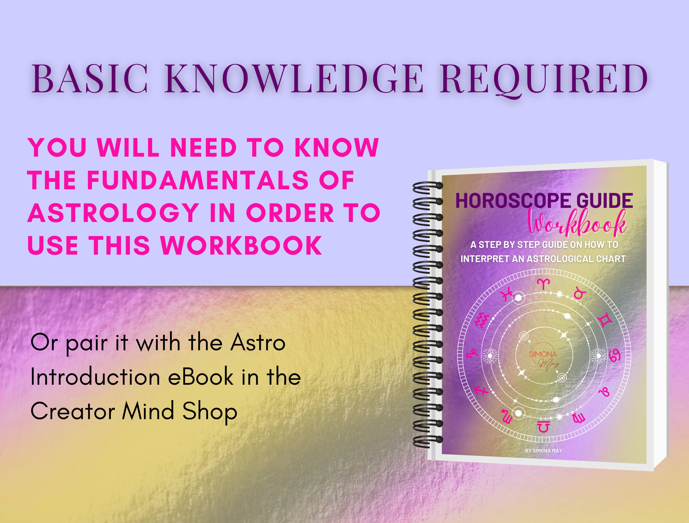 Astrology Chart Interpretation Workbook | 40 Page Advanced Workbook to ...