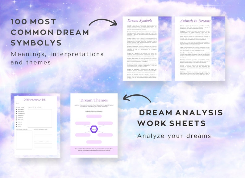 Dream Interpretation Guide Ebook * Mystic Dream Guide * Printable Pdf ...