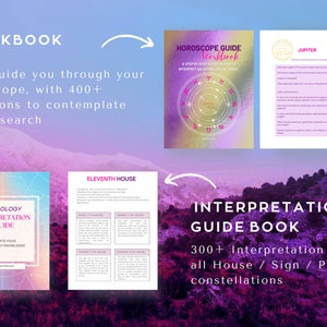 Astrology Interpretation Guide & Workbook Bundle | Horoscope Ebook ...