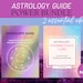 Astrology Interpretation Guide & Workbook Bundle | Horoscope Ebook ...