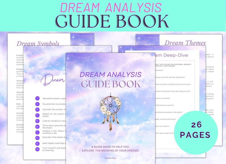 Dream Interpretation Guide Ebook Mystic Dream Guide Printable Pdf dream ...