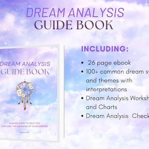 Dream Interpretation Guide Ebook Mystic Dream Guide Printable Pdf dream ...