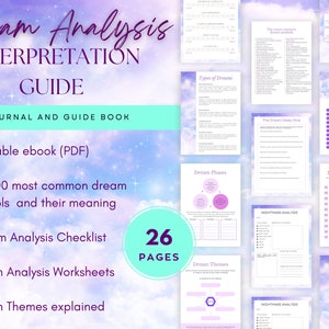 Dream Interpretation Guide Ebook * Mystic Dream Guide * Printable Pdf ...