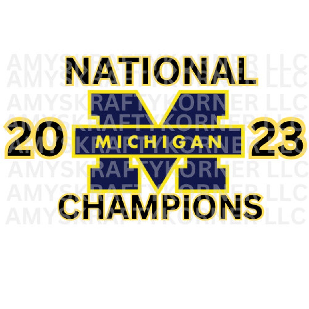 Michigan National Champs - Etsy