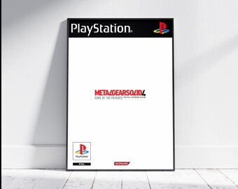 Metal Gear Solid 4 Poster - Etsy