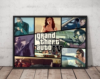 Gta Iv Poster - Etsy