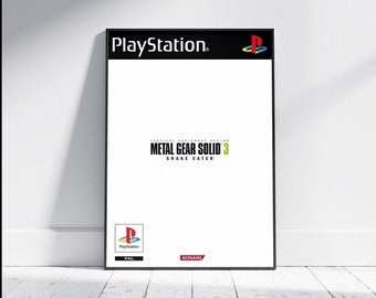 Metal Gear Solid 3 Poster - Etsy