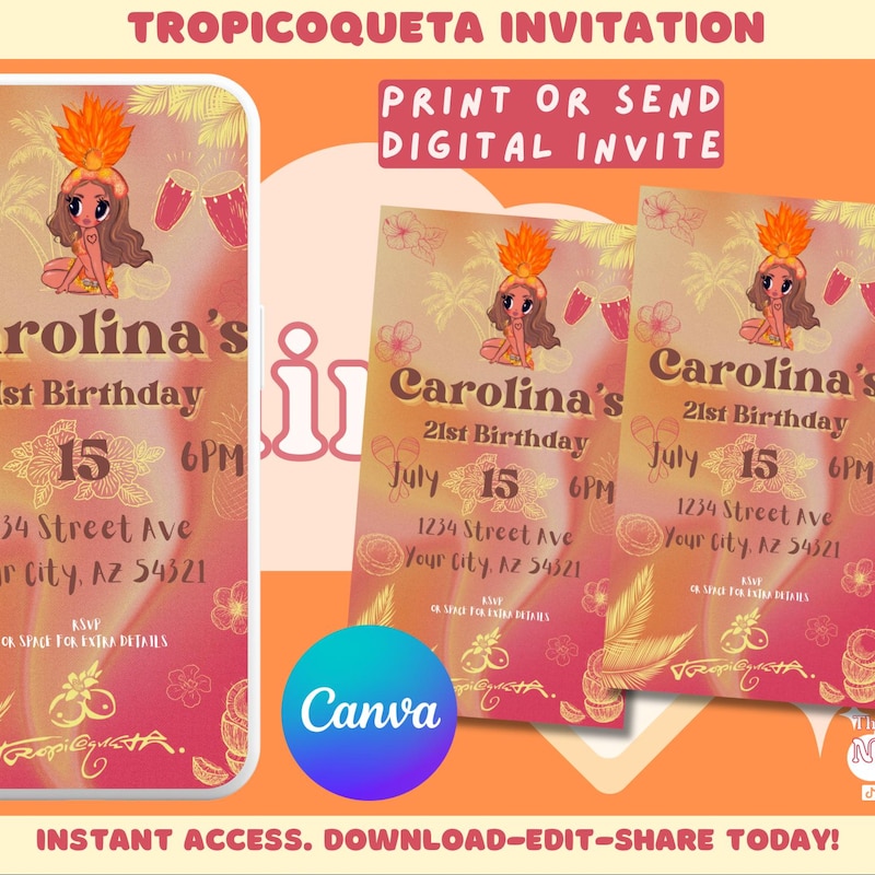 Tropicoqueta Png - Etsy