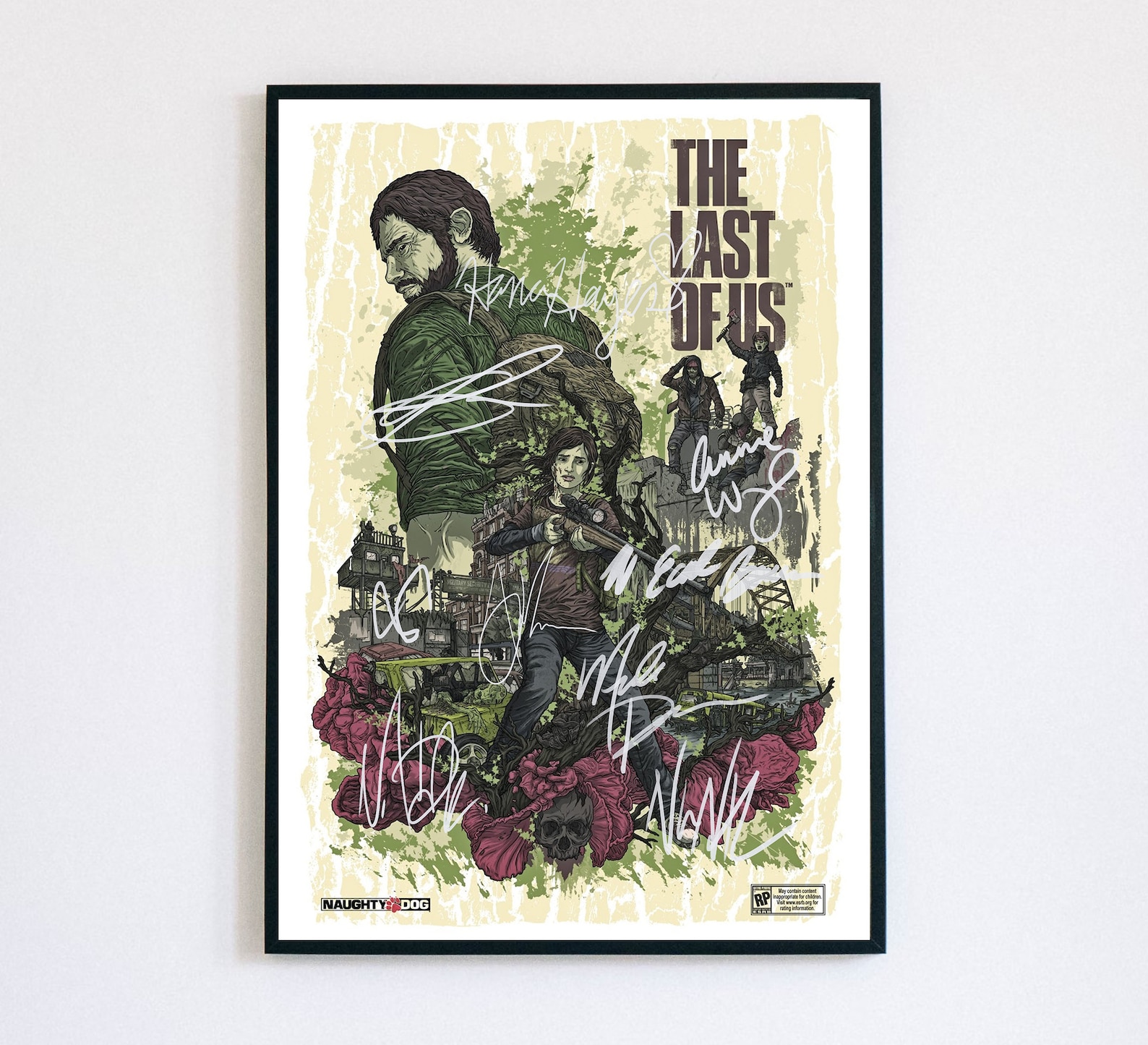 The Last of Us TLOU Remastered Video Game FULL CAST Signed Autographed ...