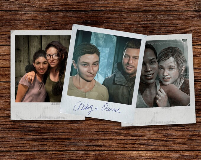 The Last of Us Polaroids Set TLOU I AND II Print Props Gifts (abby ...