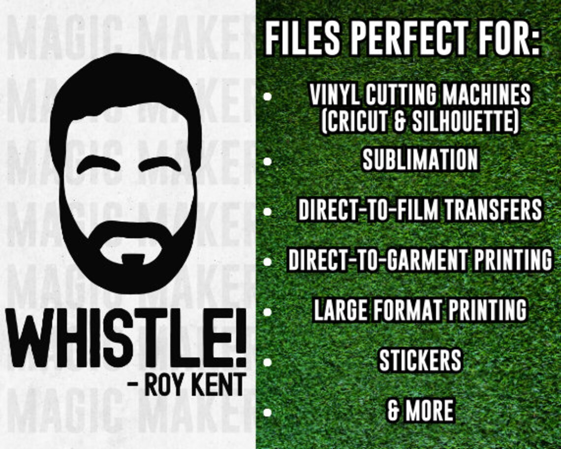 Roy Kent Whistle Quote From Ted Lasso Svg Png Etsy