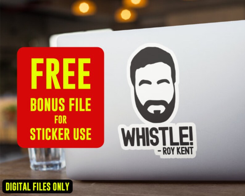 Roy Kent 'WHISTLE' Quote From Ted Lasso Svg Png - Etsy