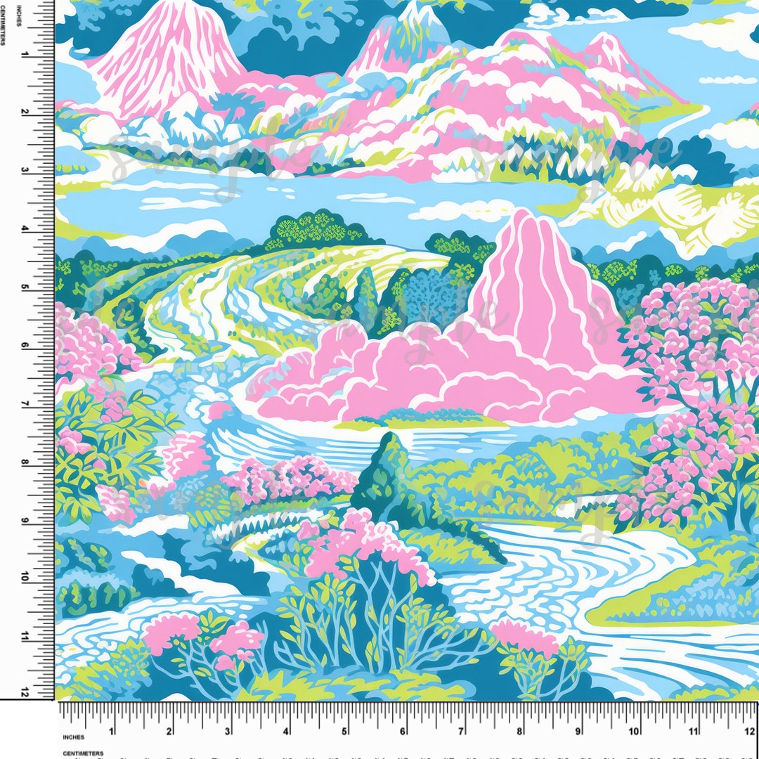 Mountains, Plants, Pastel. Preppy Theme. Scenery. Lilly P Inspired ...
