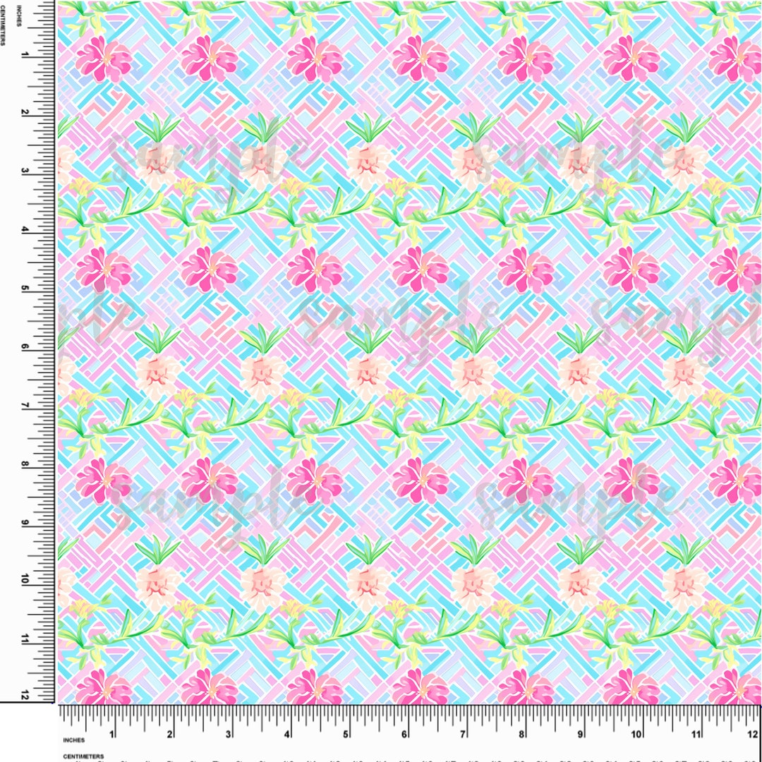 Trellis. Flowers. Preppy Theme. Palm Beach. Lilly P Inspired. Printed ...