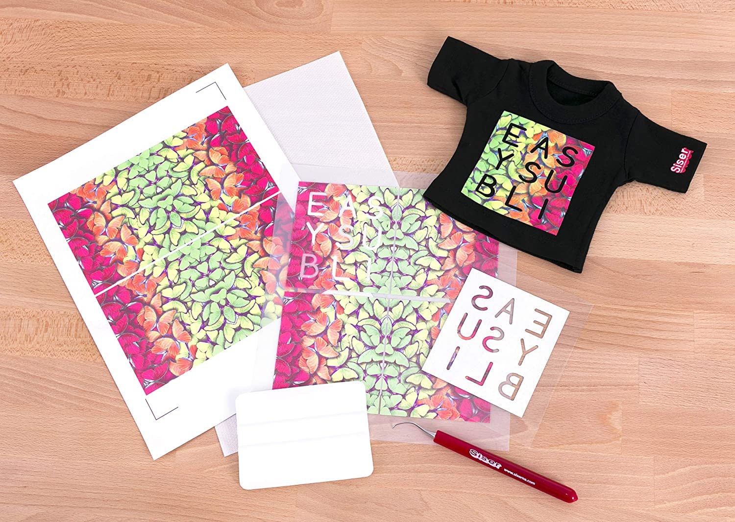 Siser Easysubli Sublimation Iron-on Heat Transfer Vinyl HTV 8.4" X 11 ...