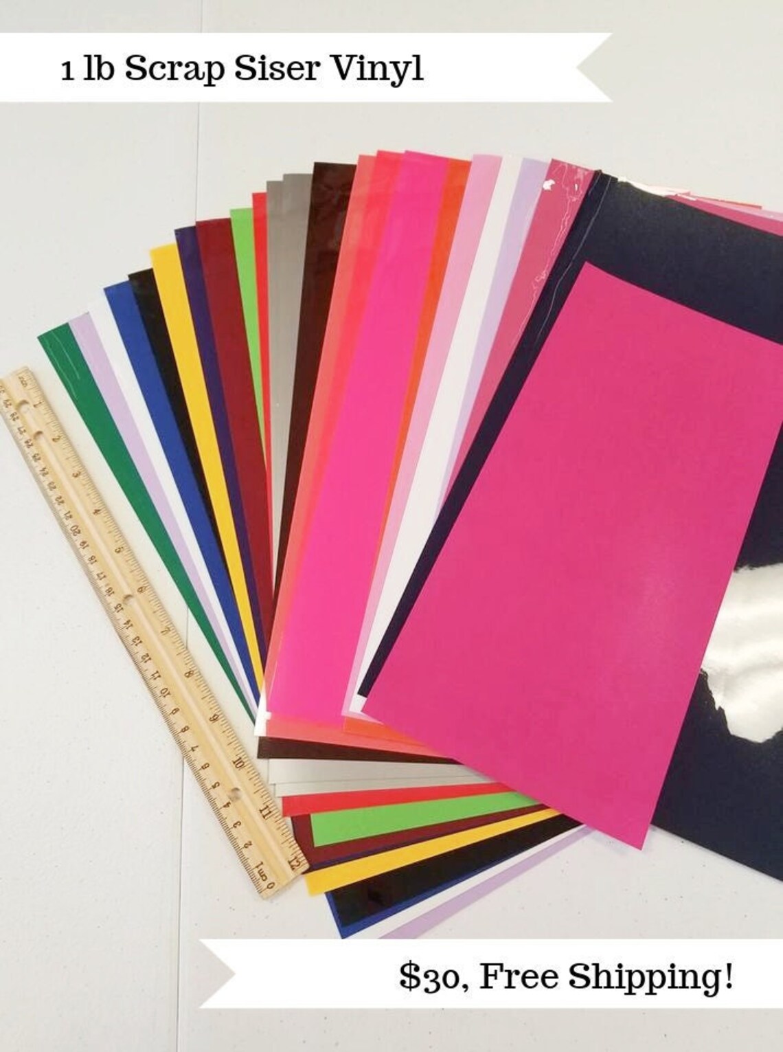1lb Scrap Siser Vinyl Easyweed HTV Iron-on Heat Transfer Vinyl for ...