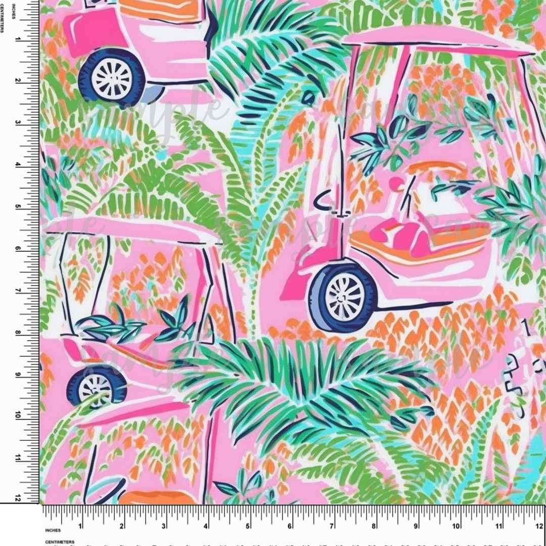 Pink, Cars, Tropical. Preppy Theme. Palm Beach. Lilly P Inspired ...