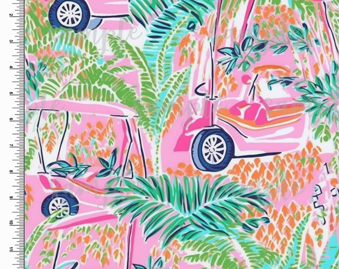 Pink, Cars, Tropical. Preppy Theme. Palm Beach. Lilly P Inspired ...