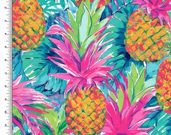 Pineapple, Fruit, Colorful. Preppy Theme. Party. Lilly P Inspired ...