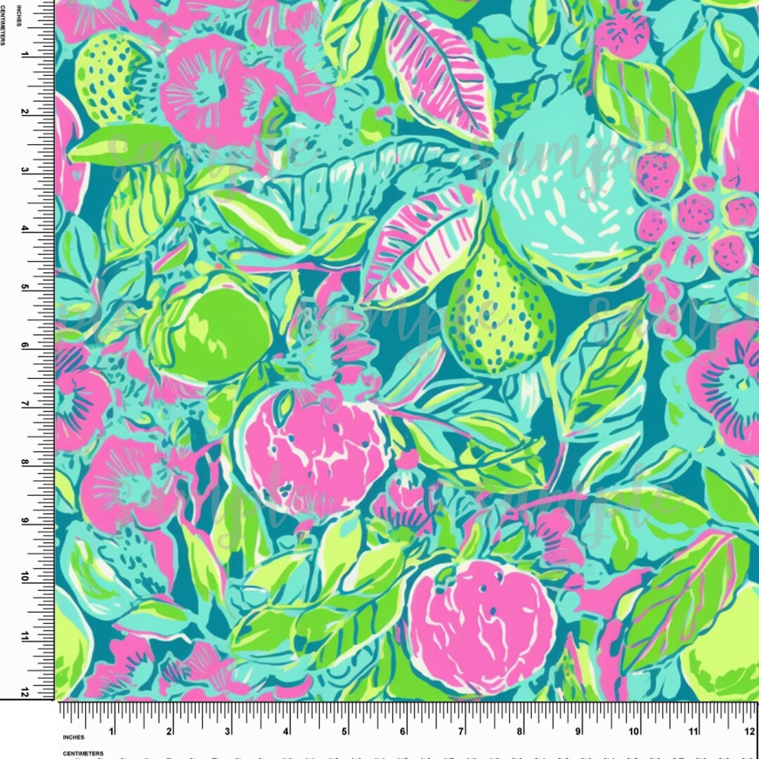 Fruit, Plants, Blue. Preppy Theme. Palm Beach. Lilly P Inspired ...
