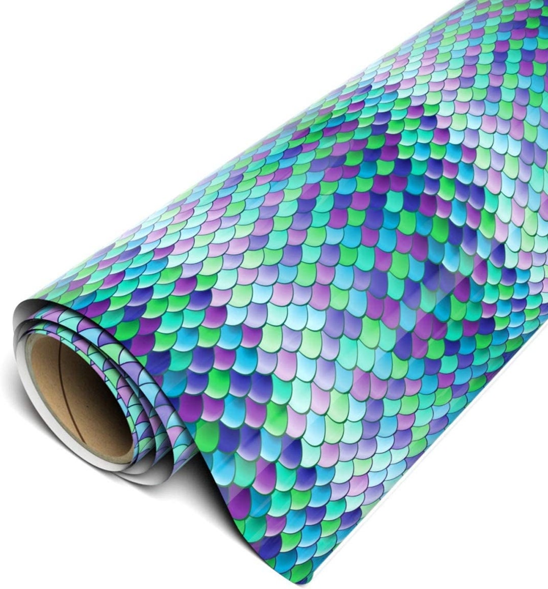 Mermaid Scales. Easypatterns. Siser Heat Transfer Vinyl (HTV). Printed ...