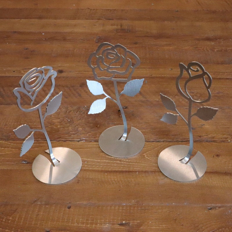 Metal Flowers - Etsy