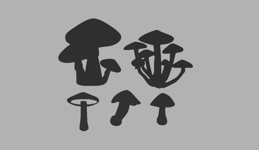 Mushroom SVG Files: Vector Fungi Art (digital Download) - Etsy
