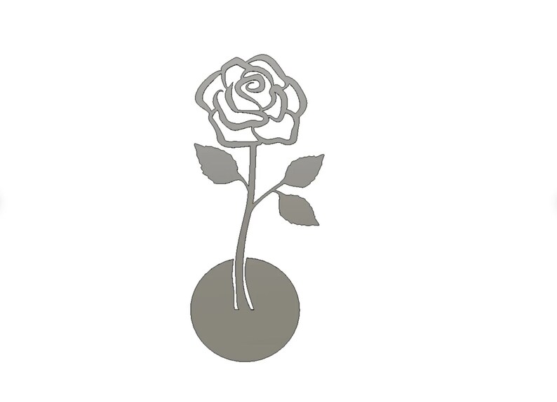 Blooming Rose Set .SVG File // Metal Rose // Steel Rose // - Etsy