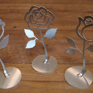 Blooming Rose Set .SVG File // Metal Rose // Steel Rose // Delicate ...