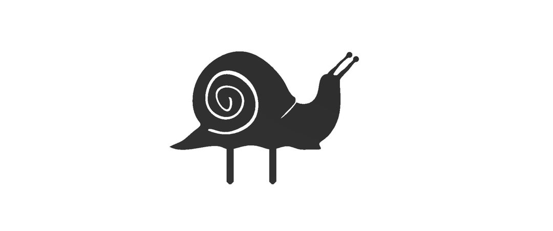 Garden Snail .DXF and .SVG File - Etsy