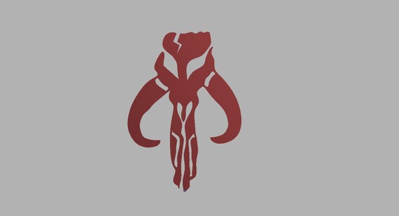Mandalorian Insignia Emblem .DXF and .SVG File // Mando // - Etsy