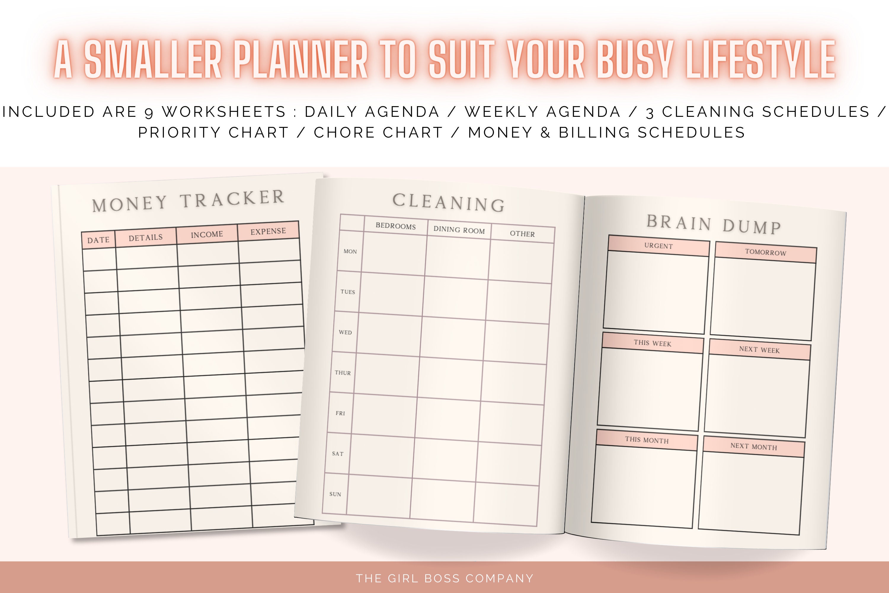 The Home Planner Printable // Chores Tracker / Home House Journal ...