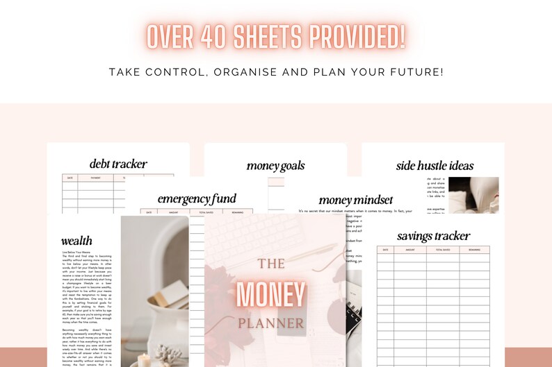 The Money Planner Printable // Finance Tracker Plans / Money Trackers ...