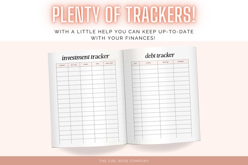 The Money Planner Printable // Finance Tracker Plans / Money Trackers ...