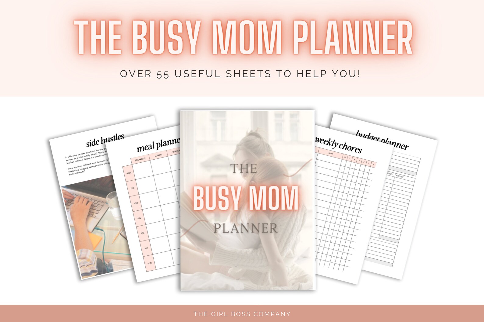The Busy Mom Planner Printable // Digital Moms Planner / Daily Mom Home ...