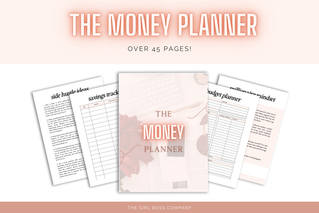 The Money Planner Printable // Finance Tracker Plans / Money Trackers ...