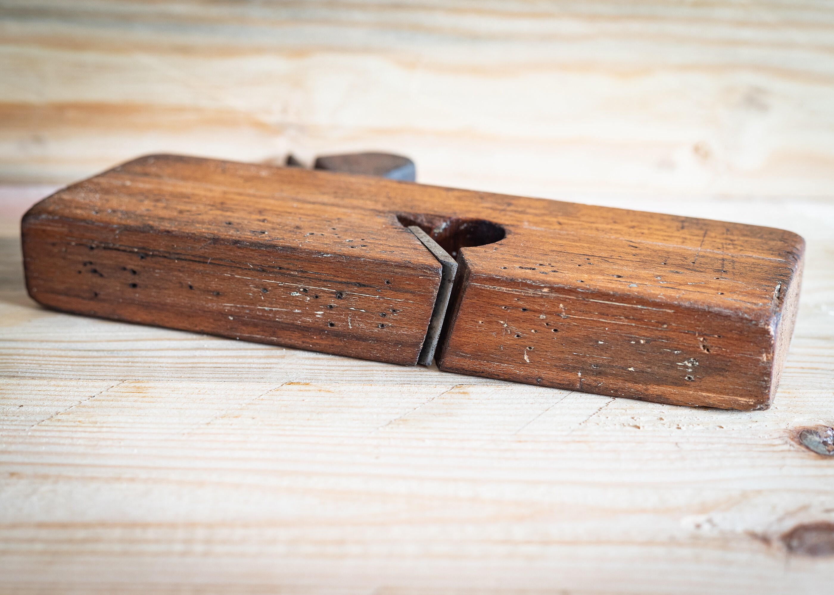 Vintage Wooden 1 1/4" Skew Plane. - Etsy