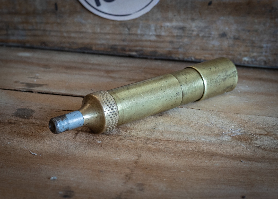 Vintage Tecalemit Grease Pump/gun, in Brass. Classic Car/motorbike Tool ...