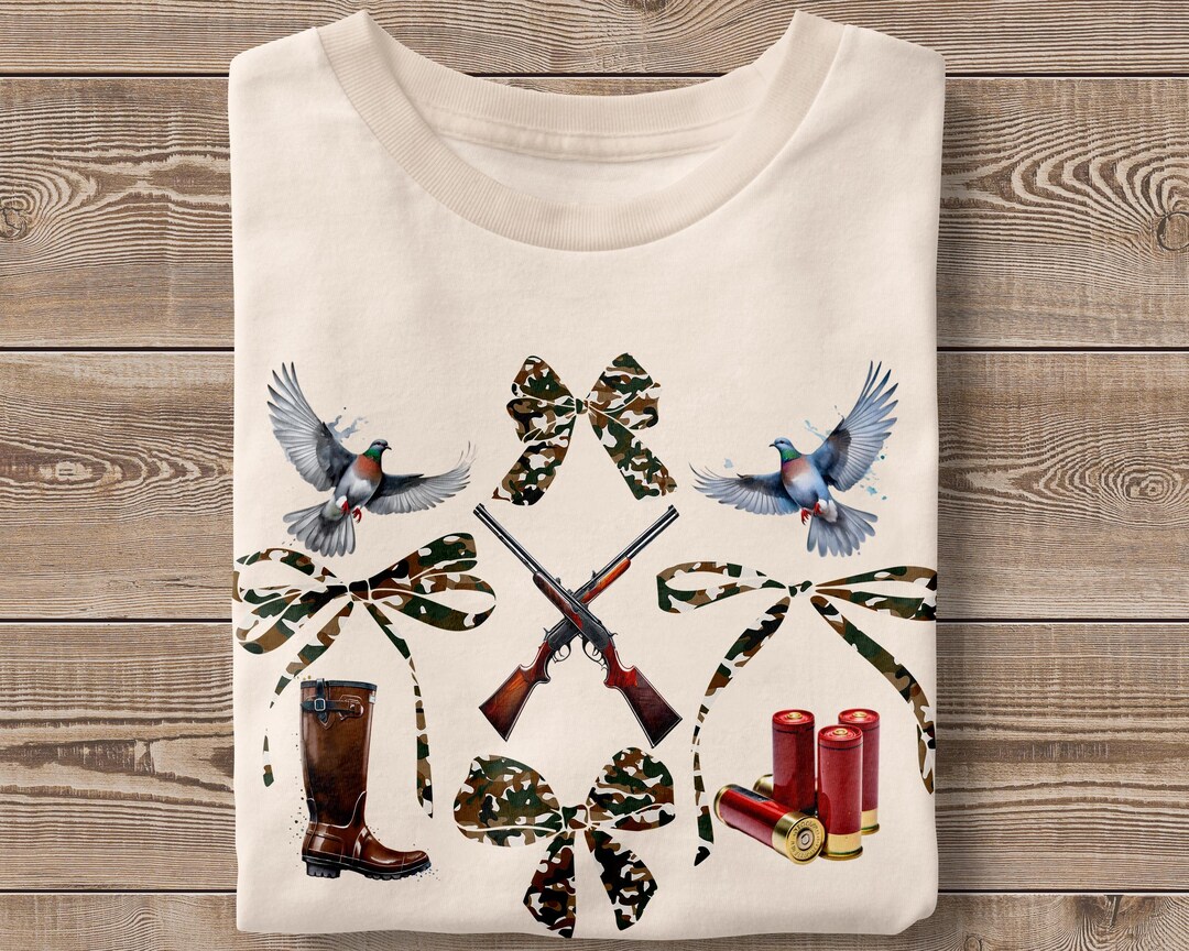 Dove Season PNG, Camo Bow Png, Camouflage Bow PNG, Coquette Bow ...